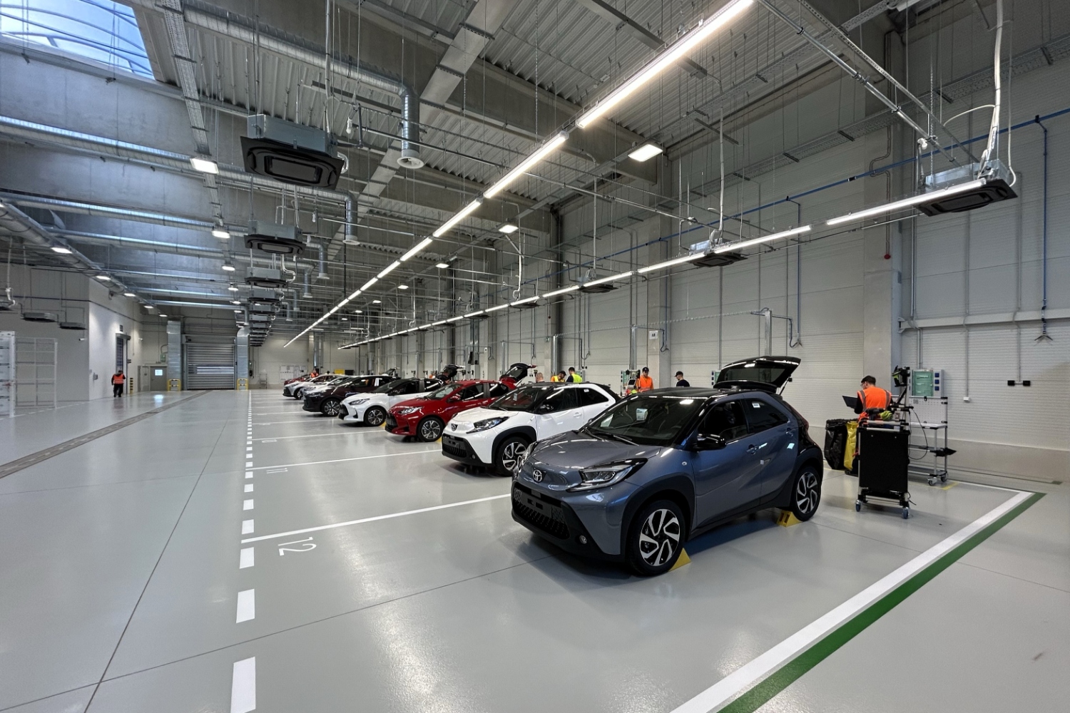 Toyota inaugurates a mega logistics hub in the Czech Republic.