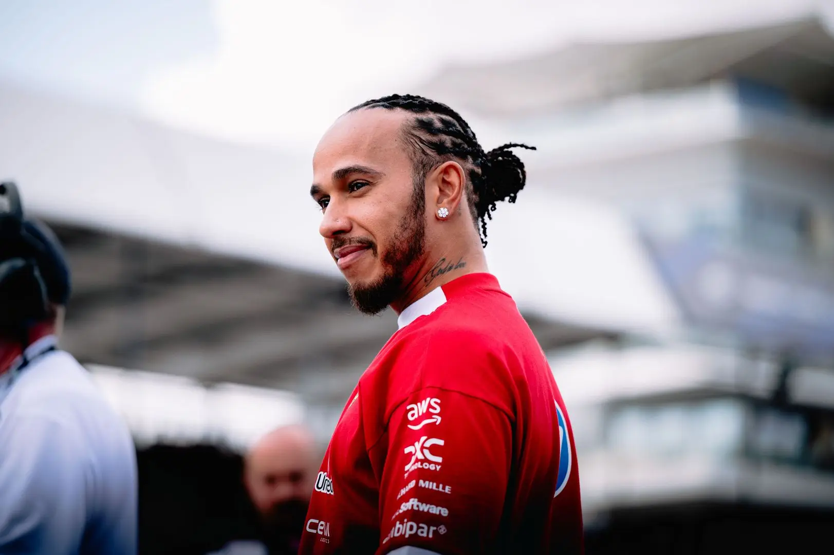 Lewis Hamilton's Startling Collision with Celeb Shocks Silverstone Grid ...