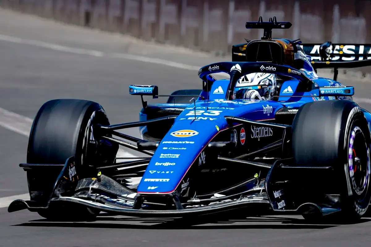 Liam Lawson e Alex Albon fora da qualificação do sprint no canadá