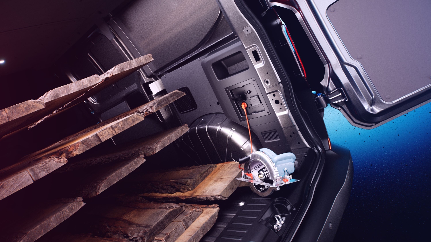 VW shows the interior of the new generation of the Transporter.