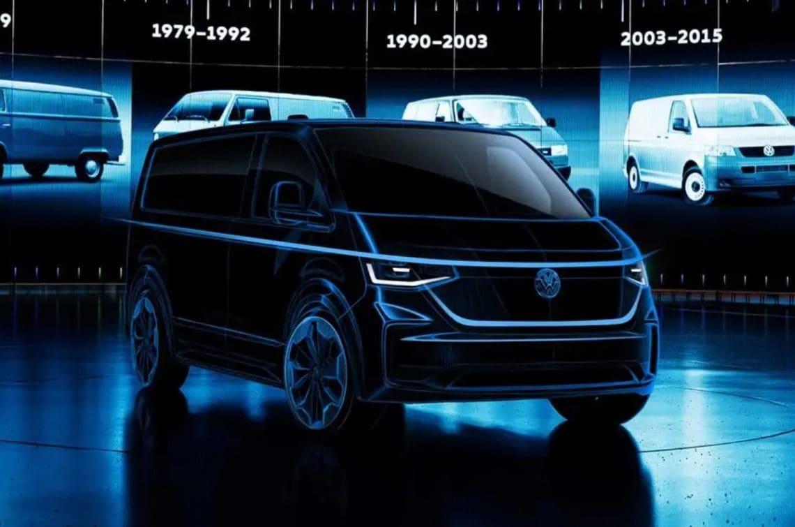 Nueva Generación del VW Transporter: primeras imágenes antes del ...