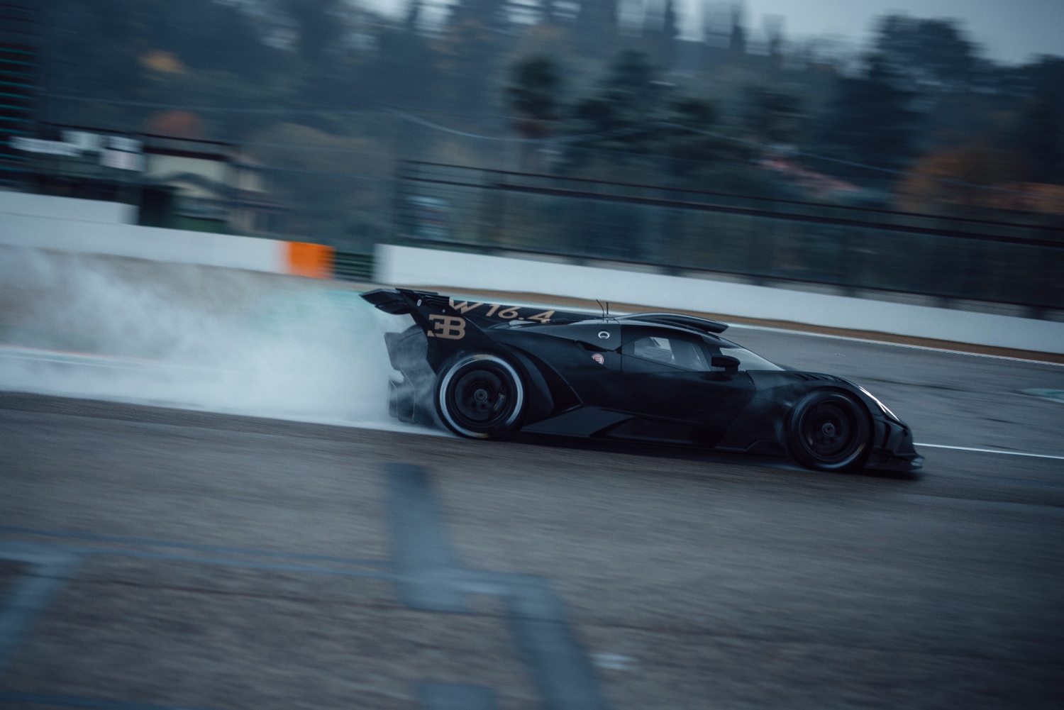 Bugatti pushes the Bolide to the limit at Imola.