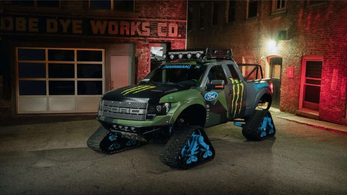 Ford F-150 SVT RaptorTRAX de Ken Block está à venda - AutoGear